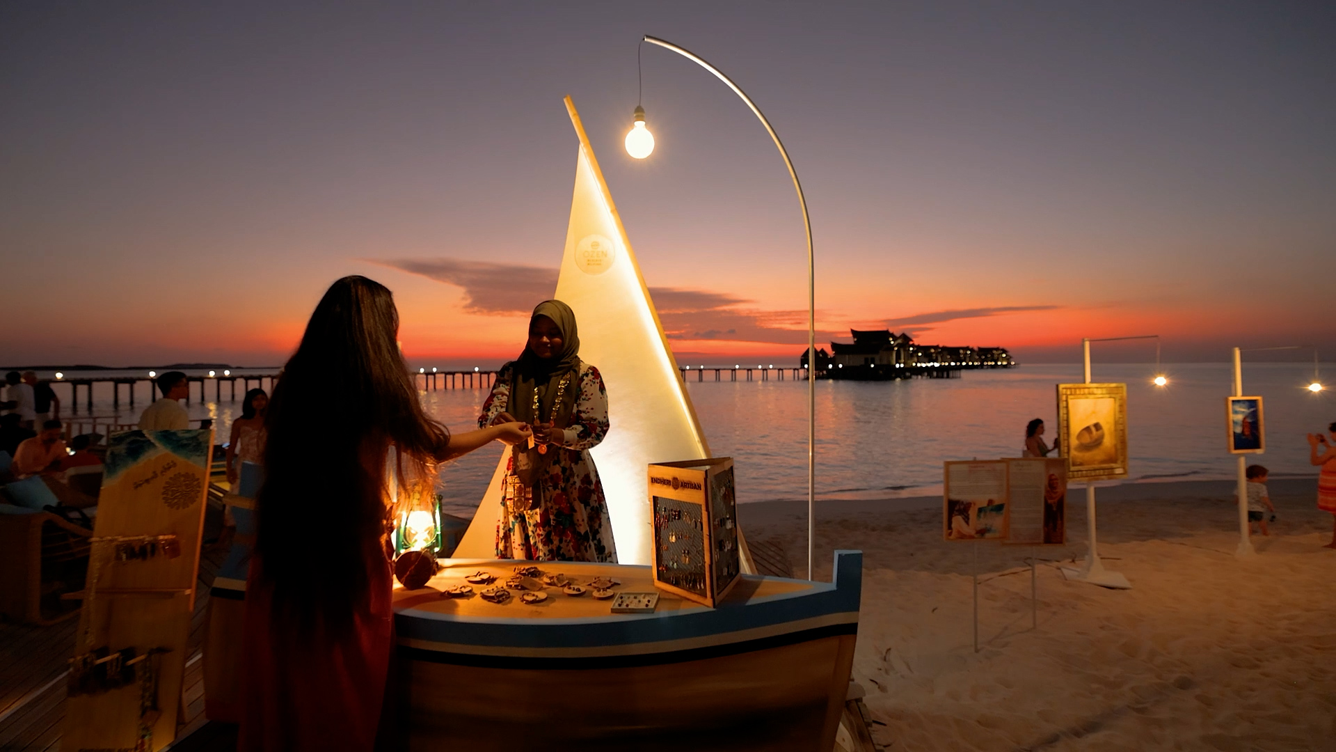 Launch of the first Hukuru Ufaa event at Ozen Reserve Bolifushi.